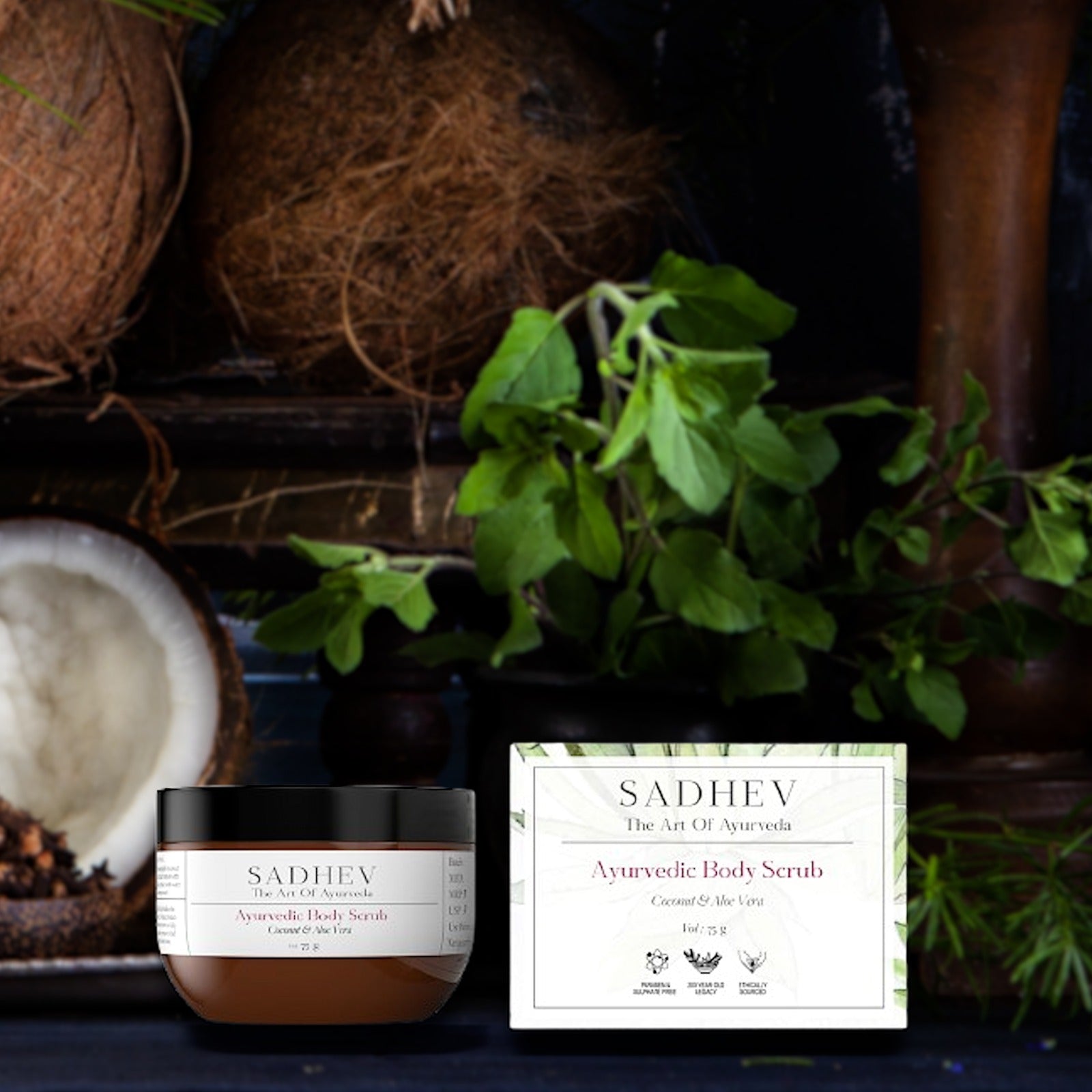 Buy Ayurvedic Body Scrub products for Radiant Skin | Sadhev
