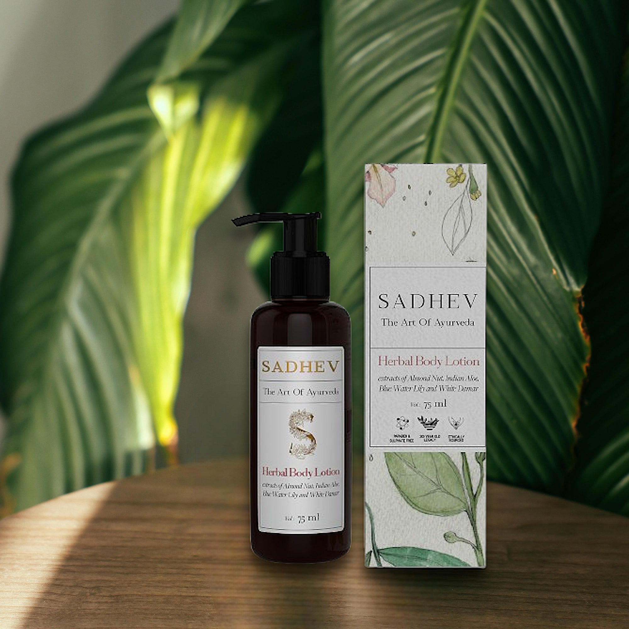 Buy Ayurvedic & Natural Body Moisturising Lotion Online | Sadhev